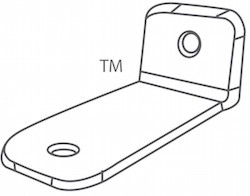 Stainless Steel Cable End Bracket for Gates and Fences