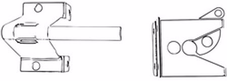 Small Gravity SS One Way Latch