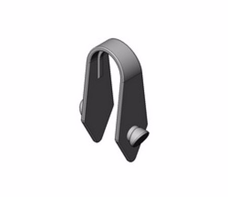 Black Rail Clip for Post and Rail Connections