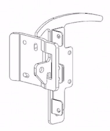 4" MS Charleston Latch