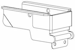 2" MS Gate Latch for Walk and Double Gates