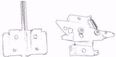 Aluminum Small Dual Lockable Latch Ideal for Fence Walk Gates