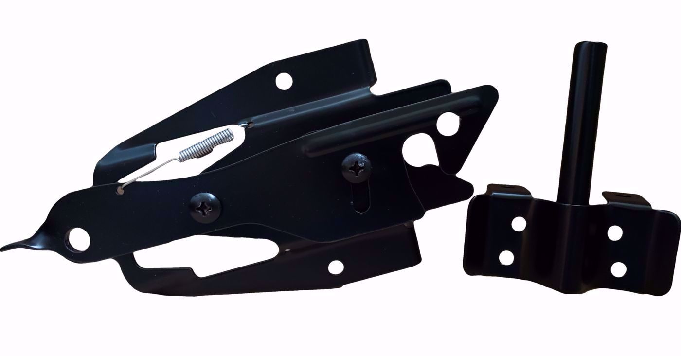 Stainless Steel Dual Lock Gate Latch – 1/2" Bar Extended