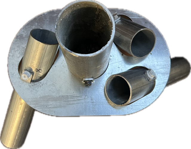 2-3/8 3-Way No Dig Post Anchor Galvanized